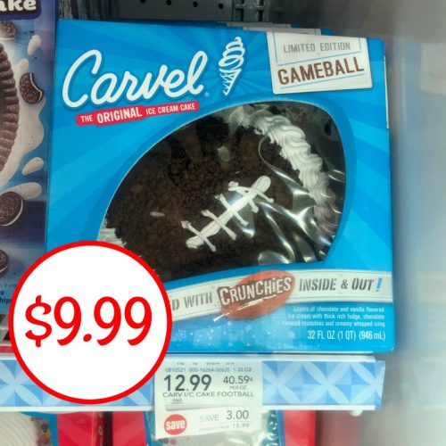 Carvel Game Ball Ice Cream Cake Just $9.99 At Publix (Save $6 ...