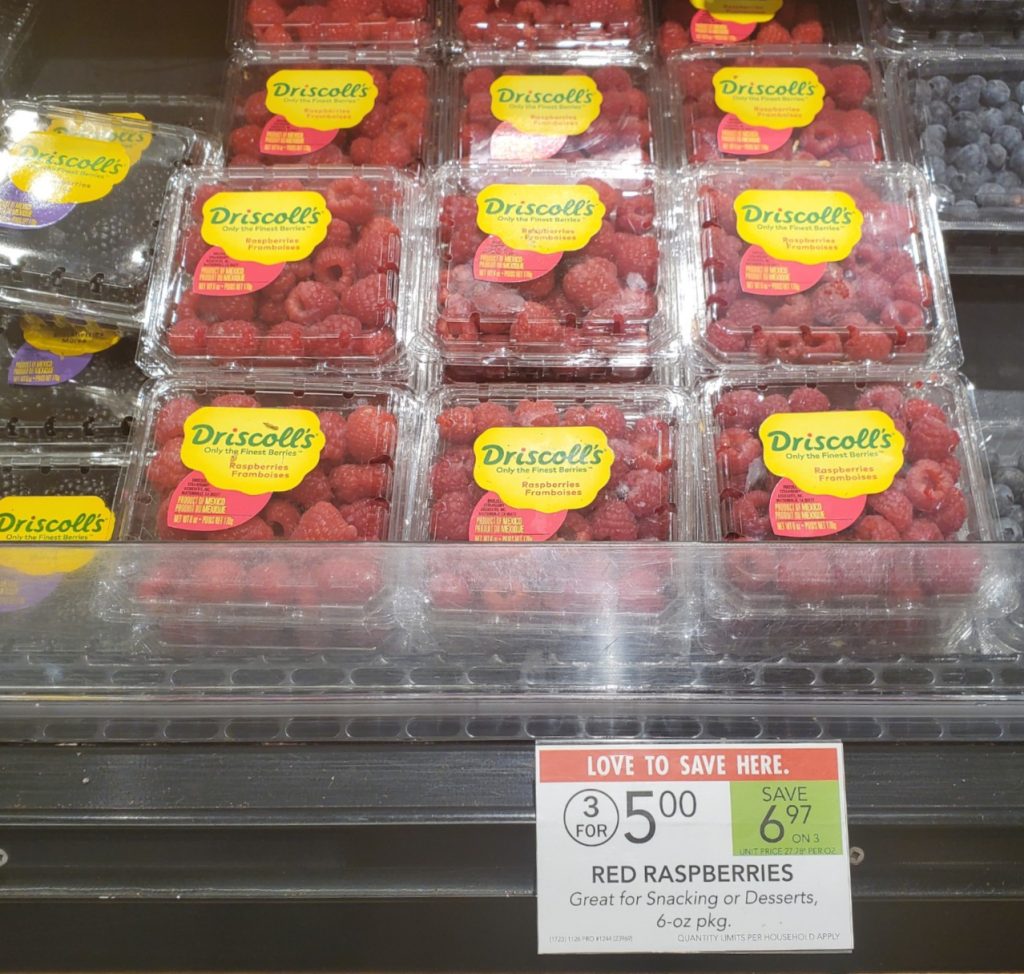 Driscoll’s Red Raspberries Just $1.42 At Publix (Less Than Half Price ...