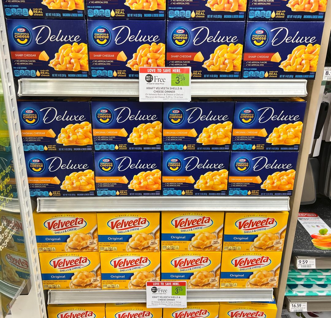 Kraft Deluxe Macaroni & Cheese Or Velveeta Shells & Cheese As Low As 5 ...